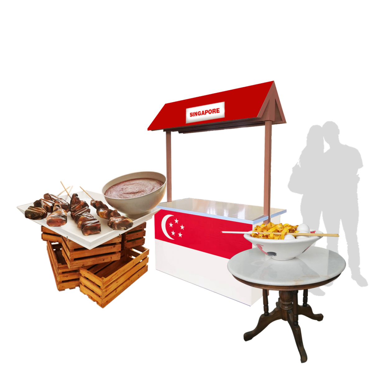Singapore Country Booth ( International Kiosk / Cart, Asia, Asean, SG ...
