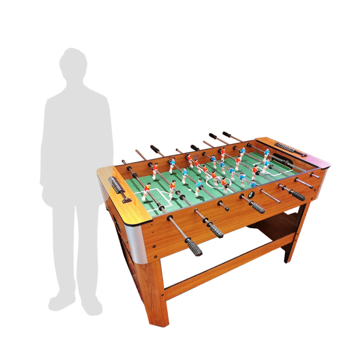 Small Brown Foosball Table ( Playground, Soccer, 2 Player, Carnival ...