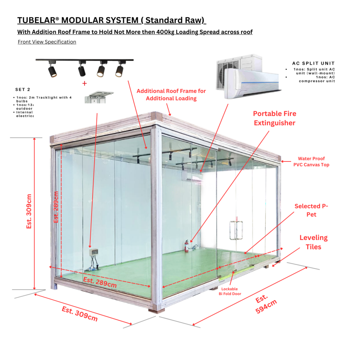 TUBELAR®️ MODULAR SYSTEM Mobile Glass Showroom/ Mobile Shop/ Option ...