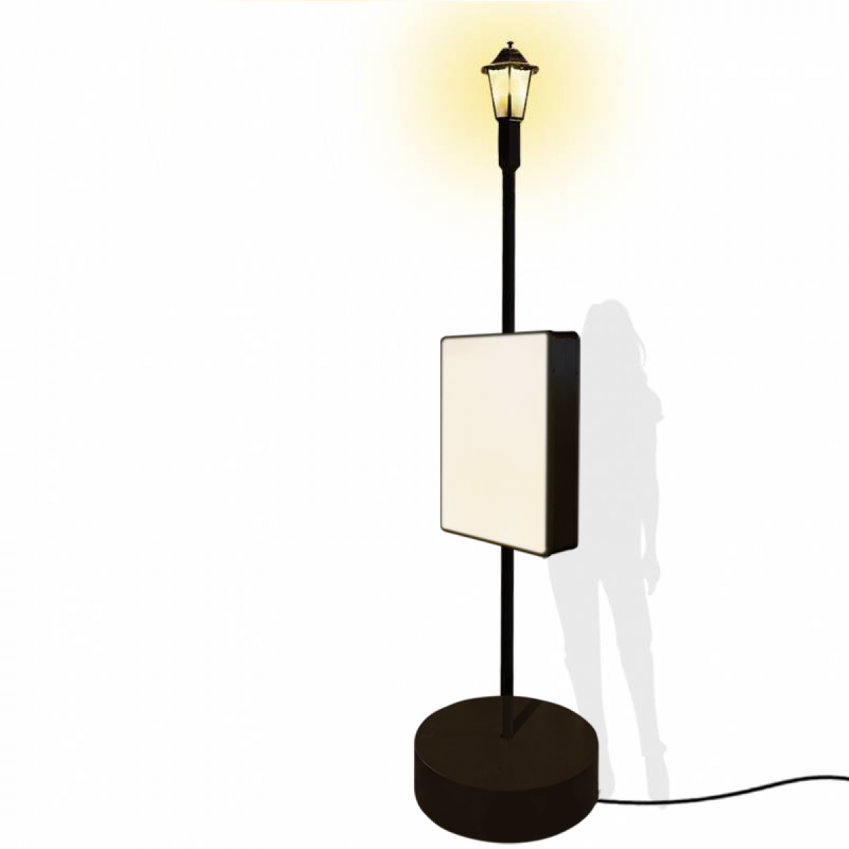 Tall British Lamp Post with Lightbox - SG's Largest Event Lighting and ...