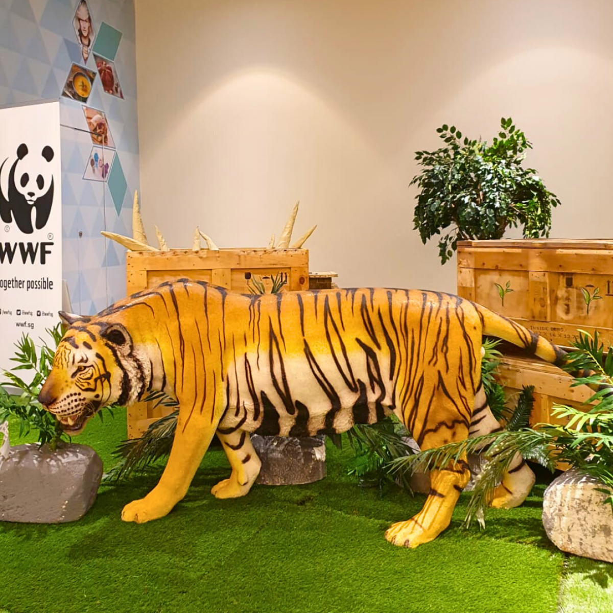 Bengal Tiger - SG's Largest Life Size Tiger Imitations and Replicas ...