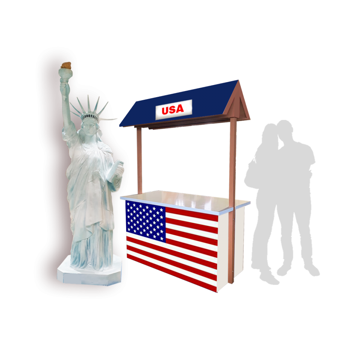 USA Country Booth ( International Kiosk / Cart, America, New York ...