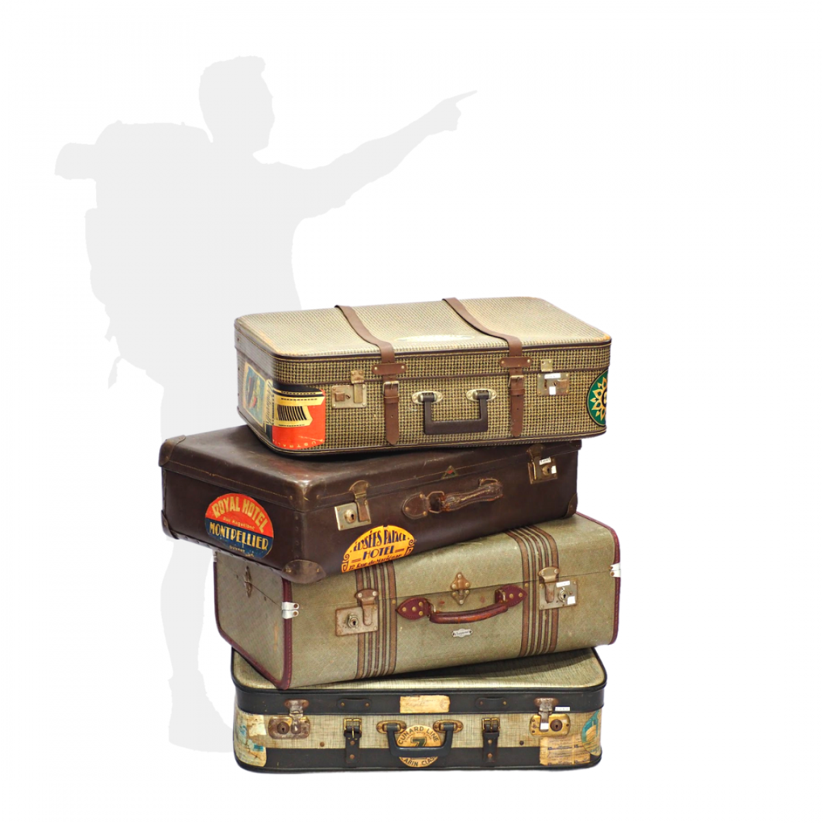 Vintage Luggages - SG Largest 70s Vintage Decor Rental Platform