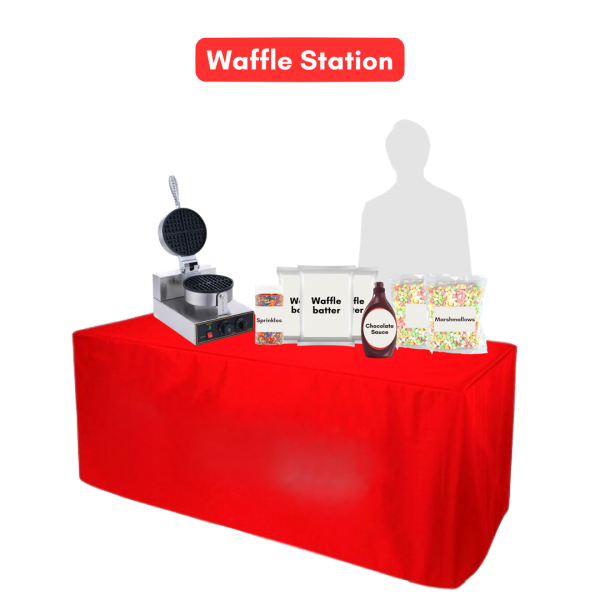 Waffle Station ( Carnival / Fun Fair / Booth / Kiosk / Cart / Setup ...