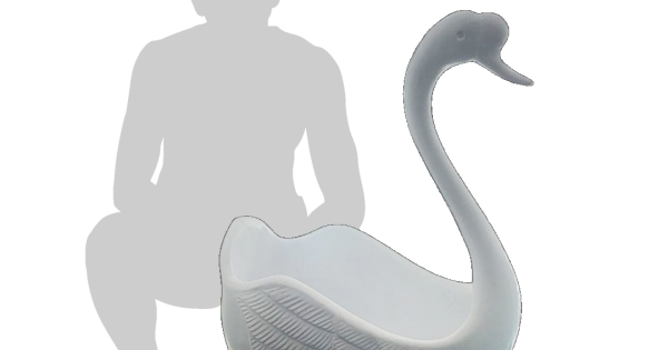White Swan Pot - SG's Largest Flower Pot and Garden Theme Decor Rental ...
