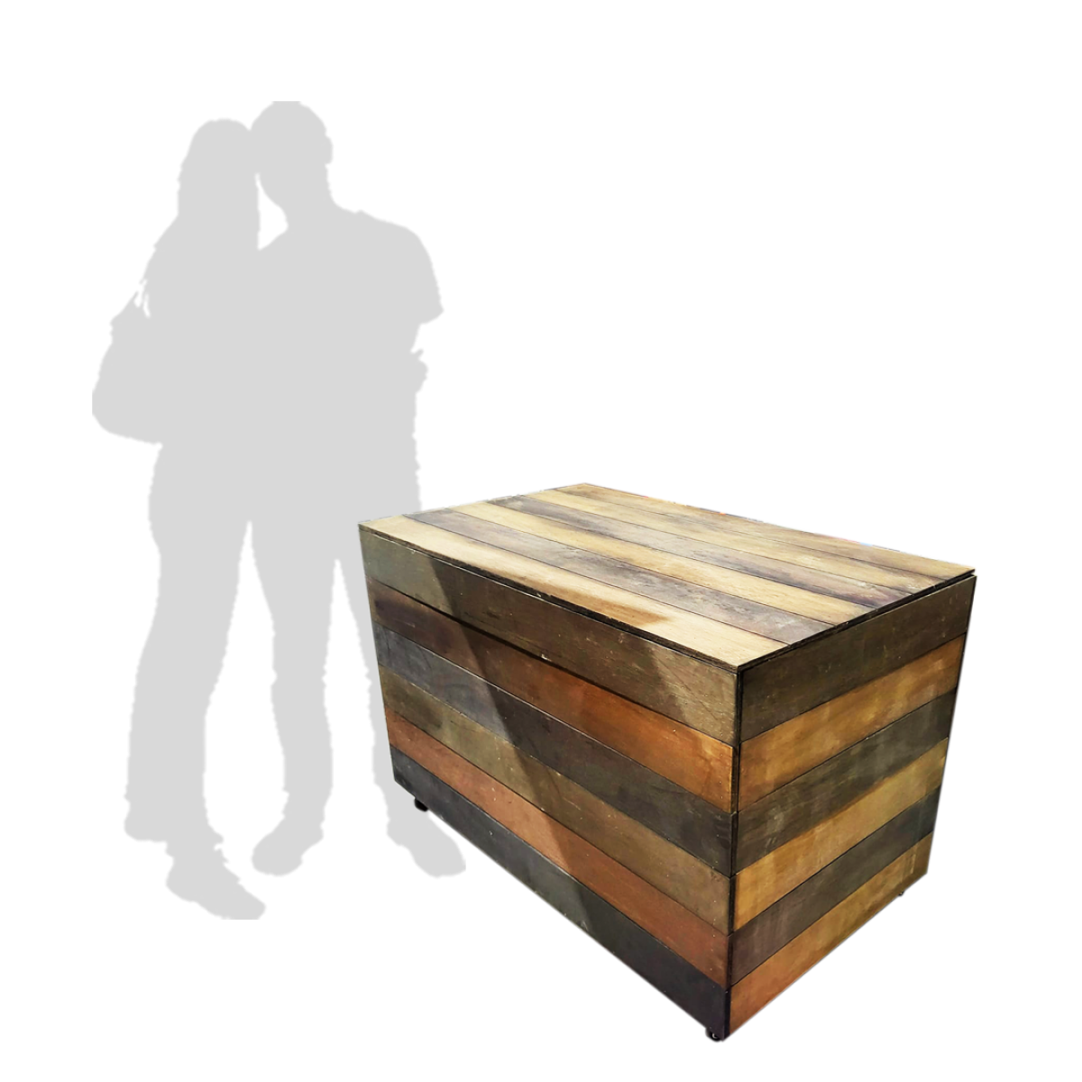 Wheelable Upcycled Wooden Cart - SG Largest Eco Friendly Furniture ...