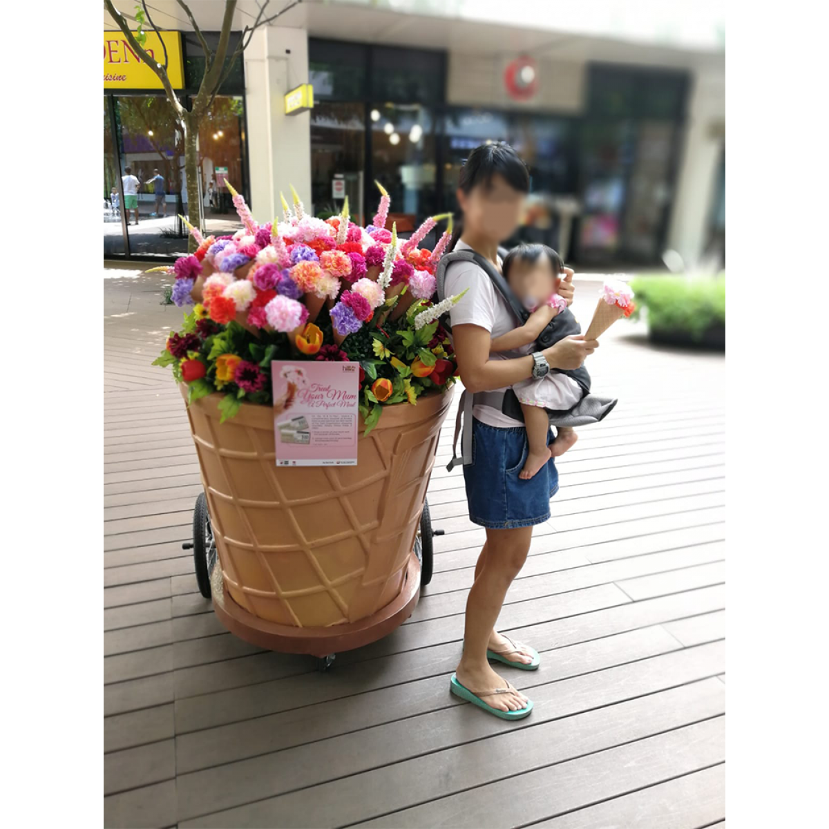 Bouquet Trolley - SG Largest Outdoor Garden Decor Rental Platform