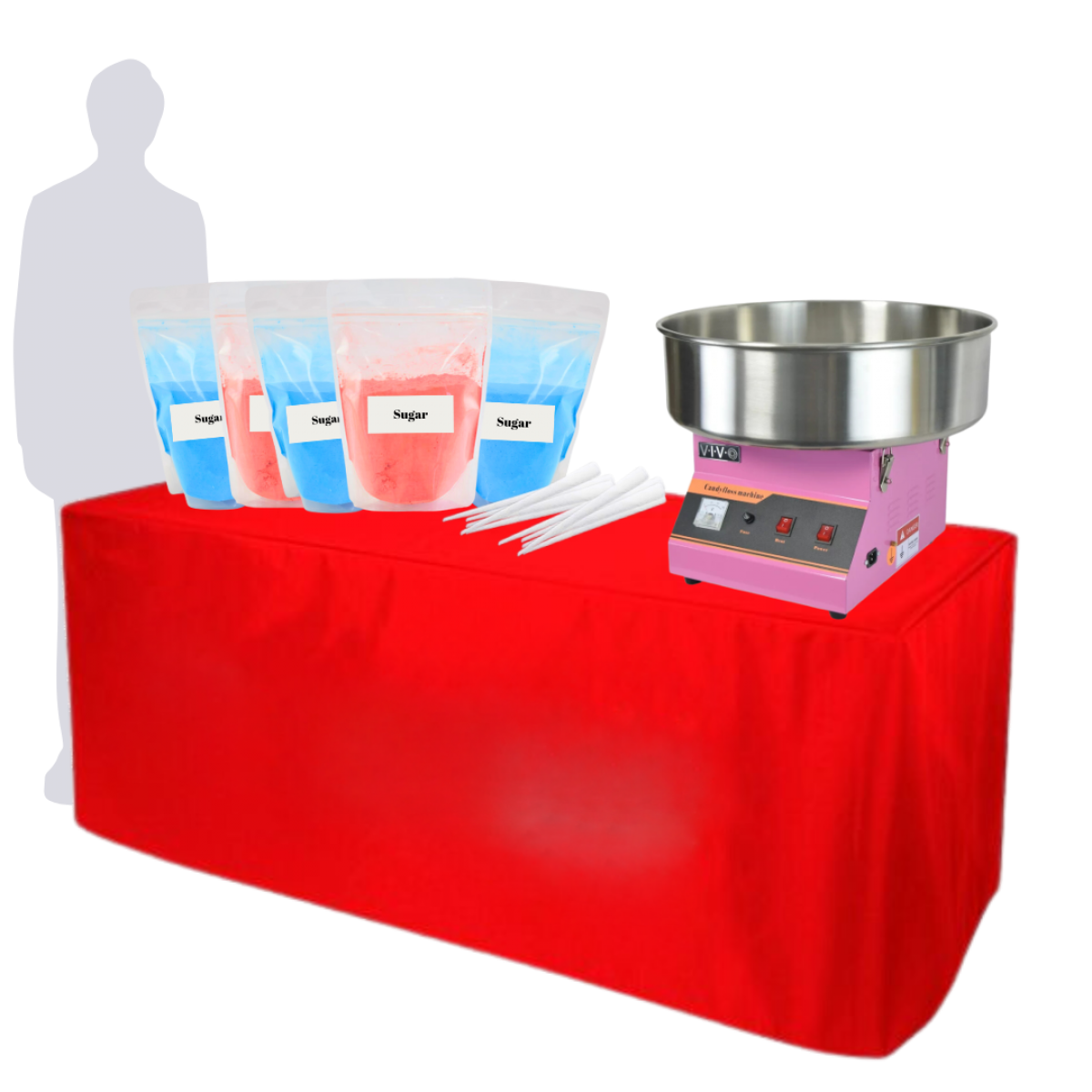 Candy Floss station - SG's Largest Live Reception Food Stations and ...