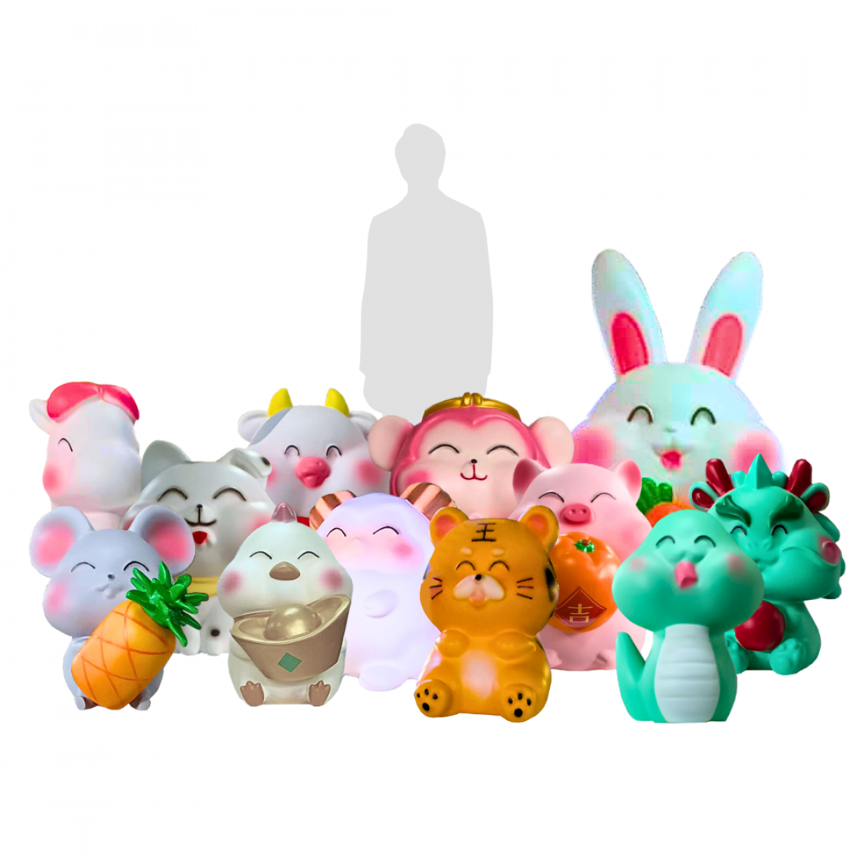 Chinese Zodiac Statues - Chinese New Year theme Decoration and event ...