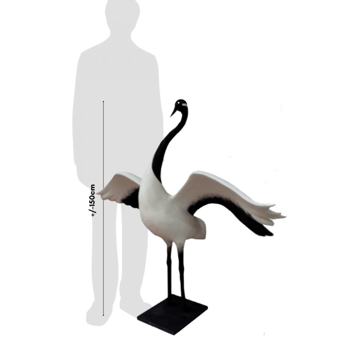 Crane - SG's Largest Life Size Animal Replicas and Statues Rental Platform