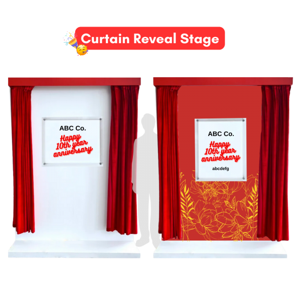 Curtain Reveal Stage - SG's Largest Opening Ceremony Stages and ...