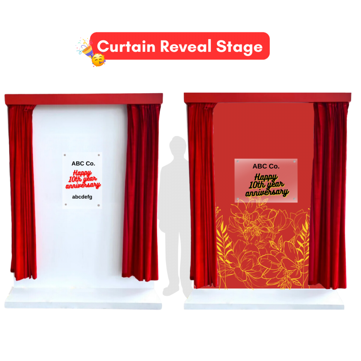 Curtain Reveal Stage - SG's Largest Opening Ceremony Stages and ...