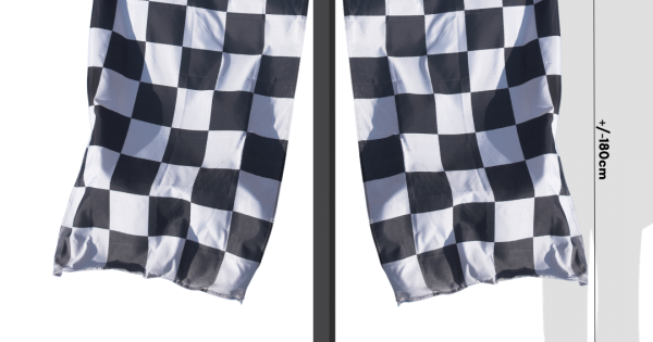 Double Flag Pole - Rent Verticle Flag Stand and Stand Alone Flag Pole in SG