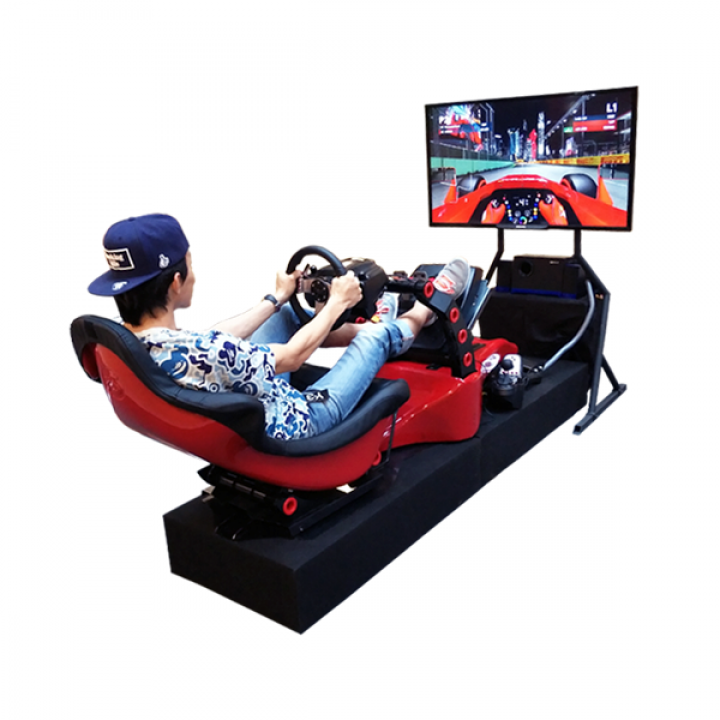 SG Largest Race Car Event Decor Platform - F1 Racing Simulator