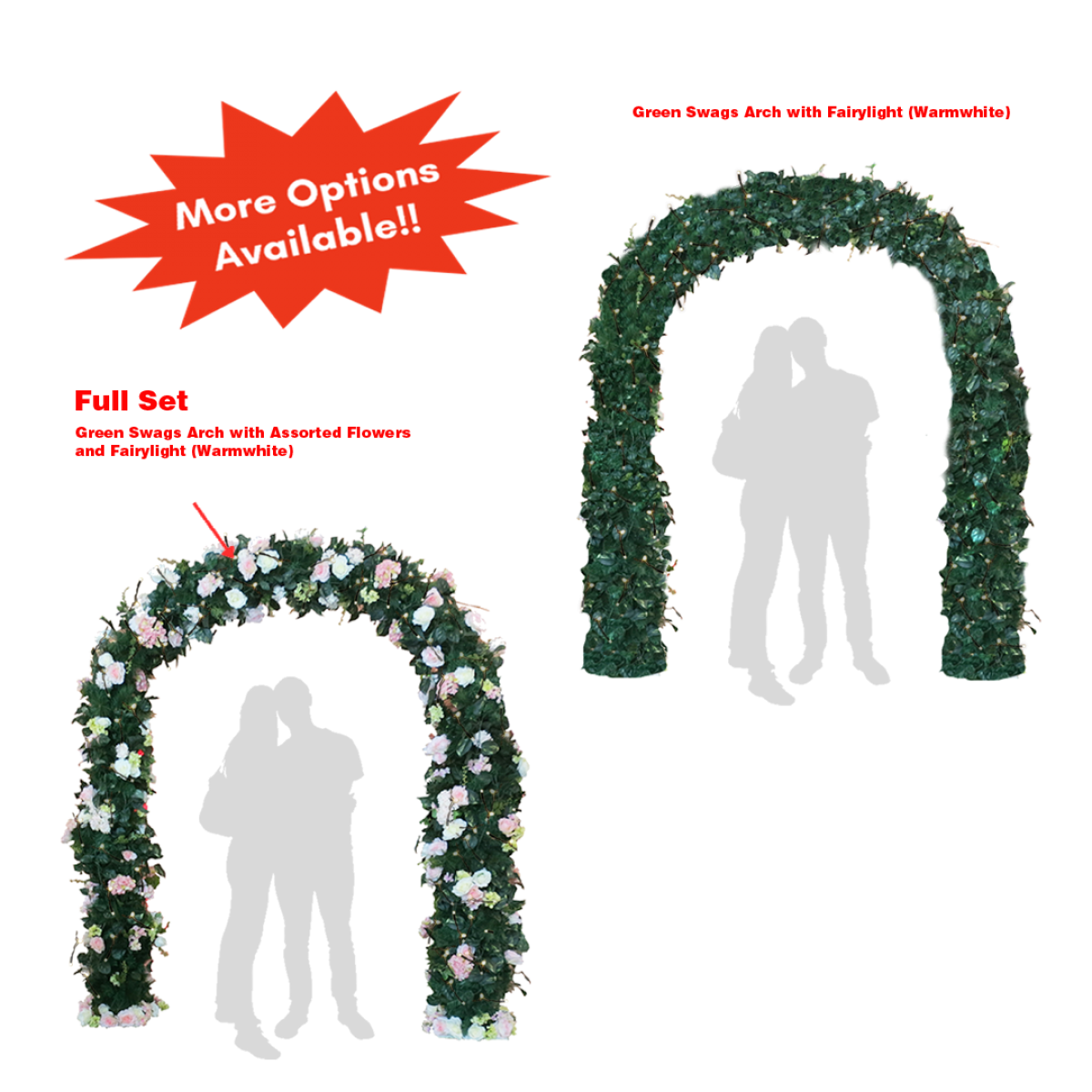 Flower Arch - SG Largest Flower Arches For Rent