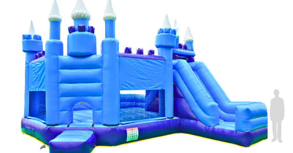 Frozen Castle Inflatable - Rent Large Bouncy Castle with Slide and Big ...