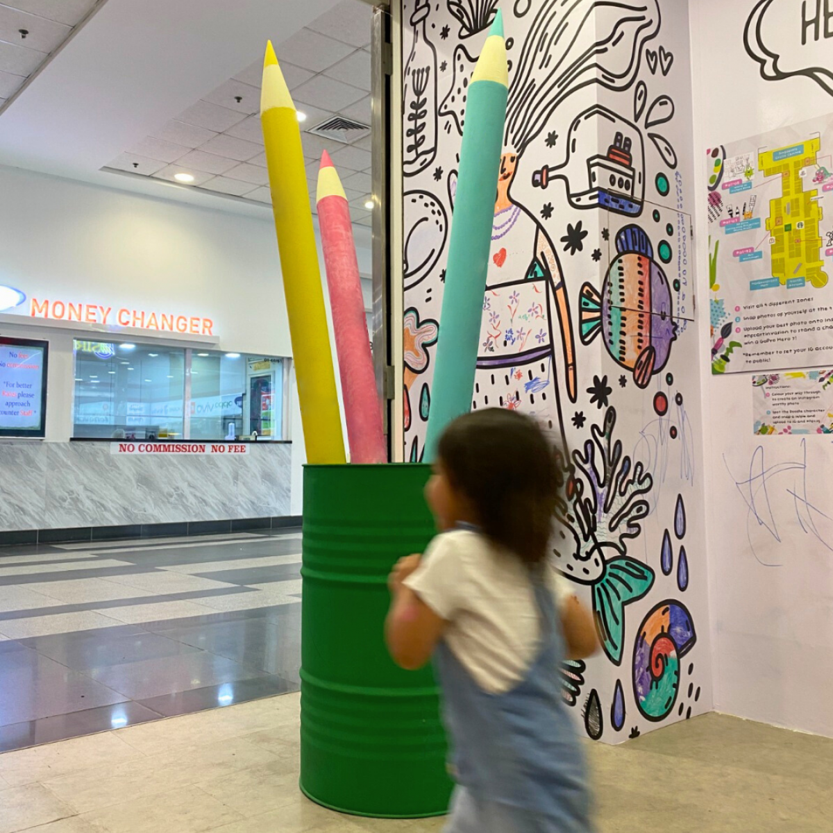 Giant Colored Pencils in Barrel - SG Largest Creative Artistic ...