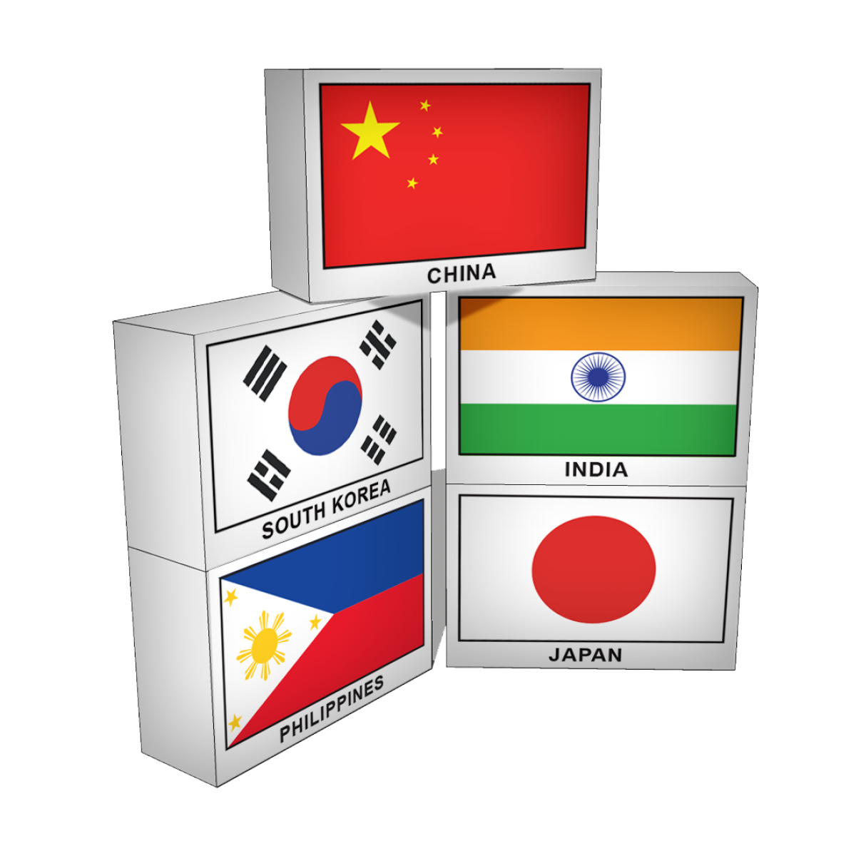 Giant Erasers - Old School Flag Eraser Games SG Rental Props