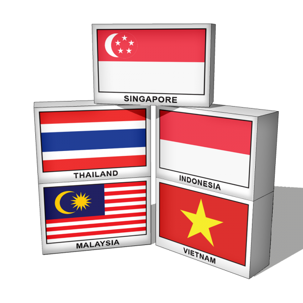 Giant Country Flag Erasers Set - Old School Flag Eraser Games SG Rental ...