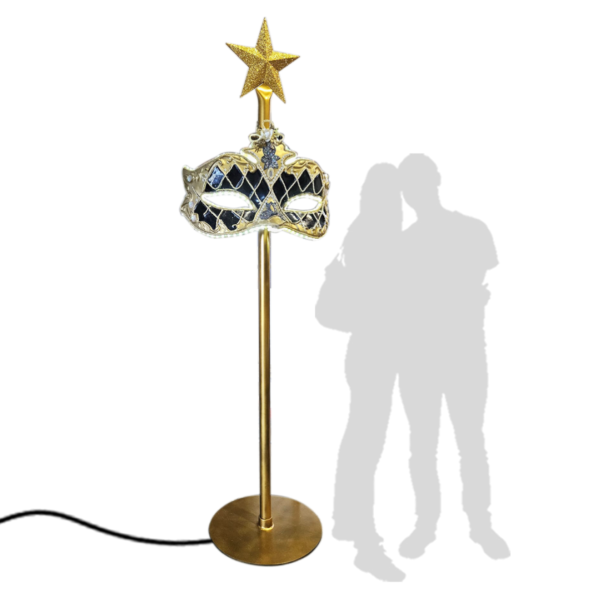 Giant Masquerade Mask Bartop Table - SG's Largest Carnival Decor Rental ...