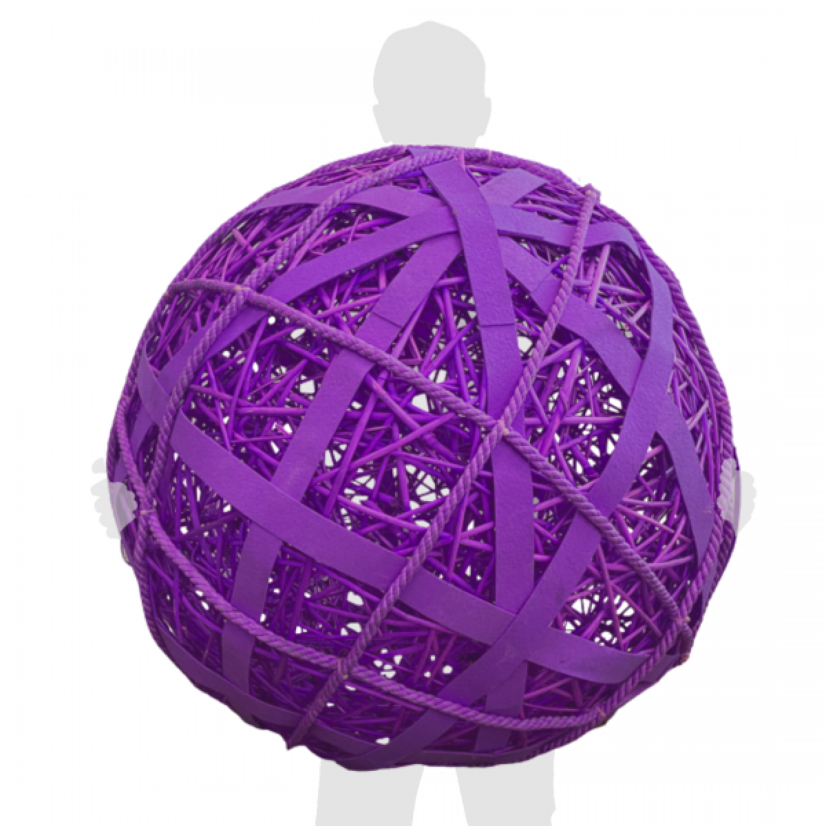 Giant Cane Balls - SG's Largest outdoor christmas props Rental Platform