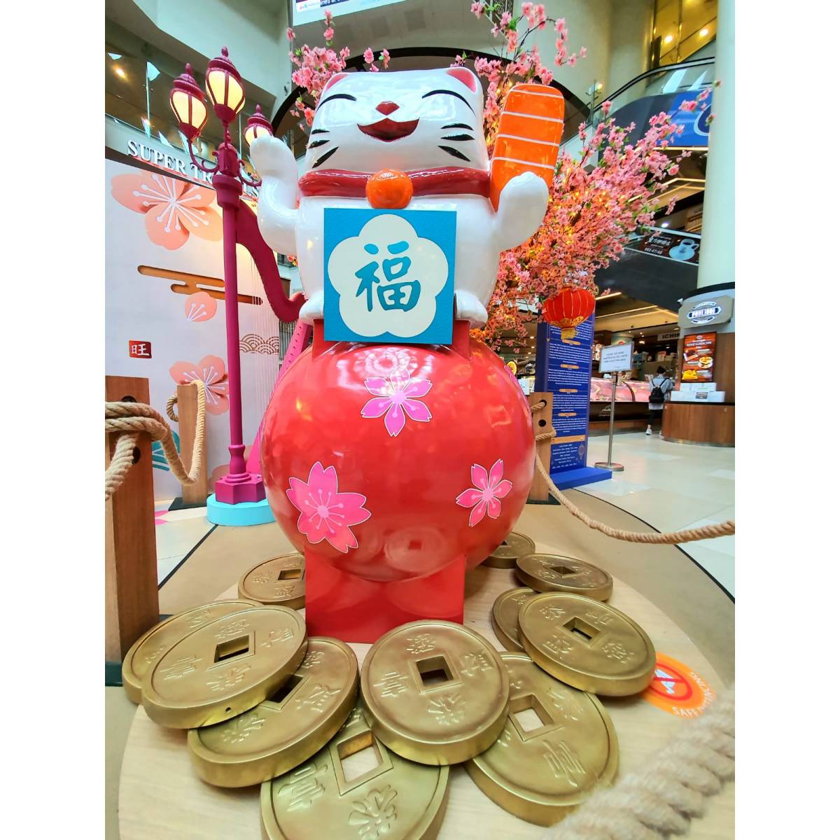 SG Largest Cny Decor Rental Platform - Giant Chinese Gold Coins