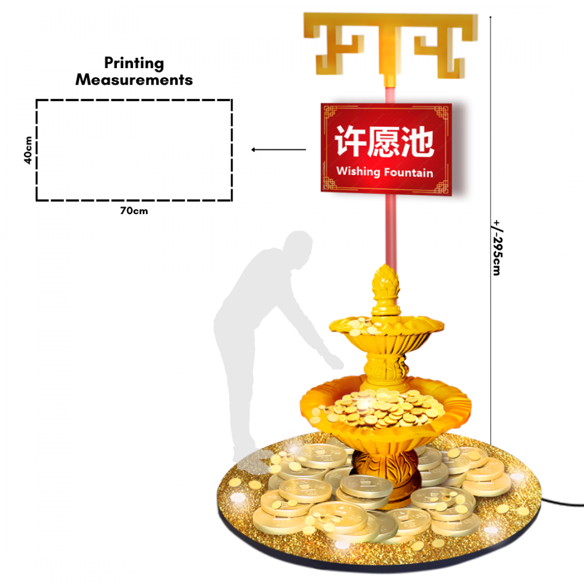 Gold Wishing Well - SG's Largest Decorative Well and Wishing Well ...