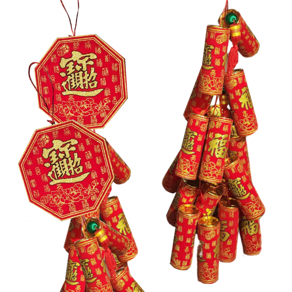 Hanging Firecrackers - Sg's Largest CNY Decor and CNY Props Rental Platform