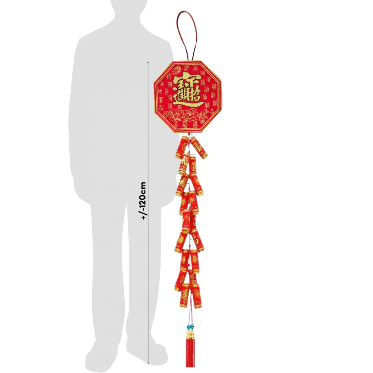 Hanging Firecrackers - Sg's Largest CNY Decor and CNY Props Rental Platform