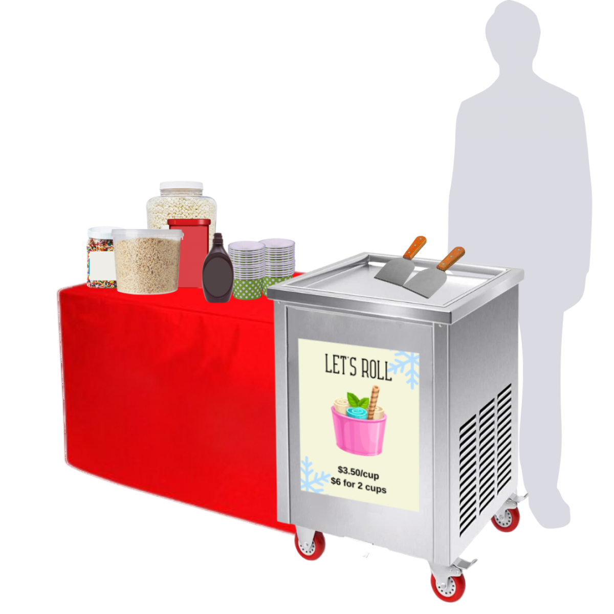 Ice Cream Roll Kiosk - SG's Largest Ice Cream Kiosk and Ice Cream Booth ...