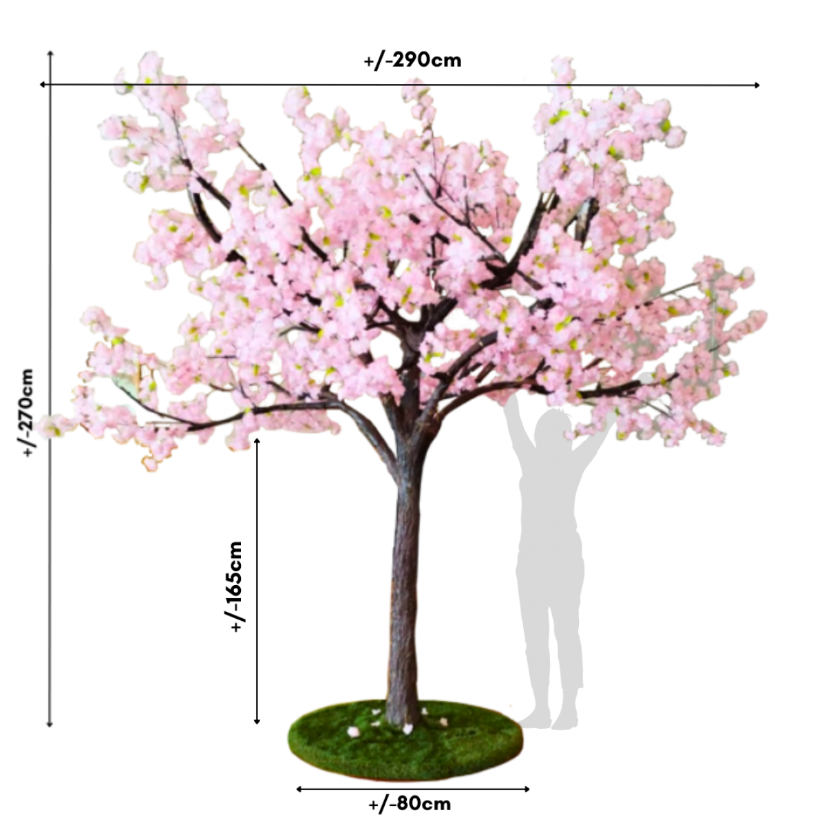 Light Pink Sakura Cherry Blossom Tree - Rent Artificial Tree and Plant ...