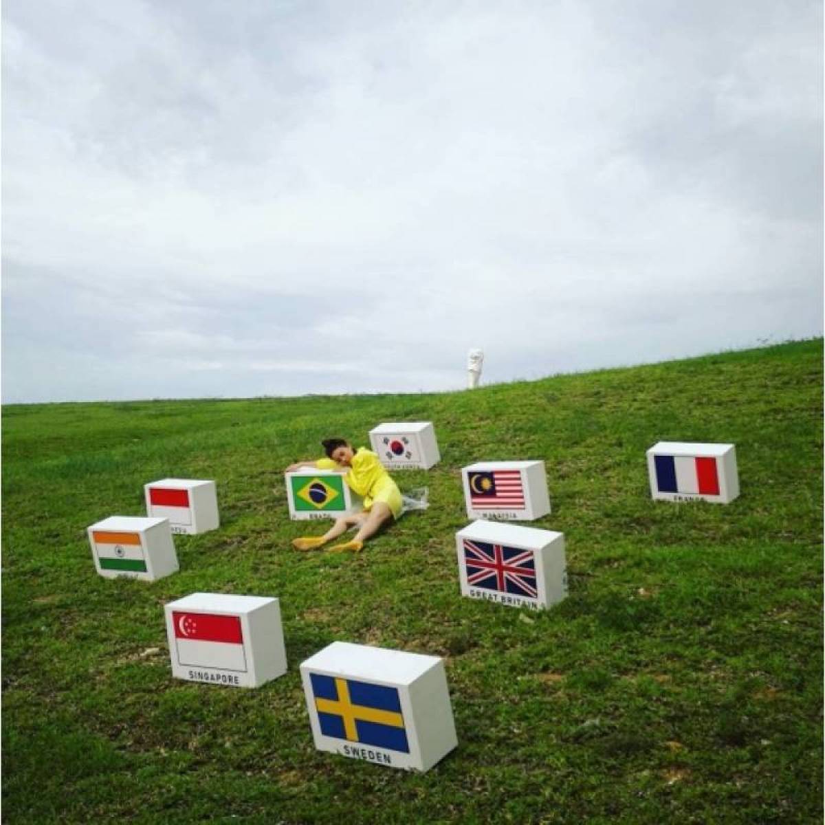 Giant Erasers - Old School Flag Eraser Games SG Rental Props