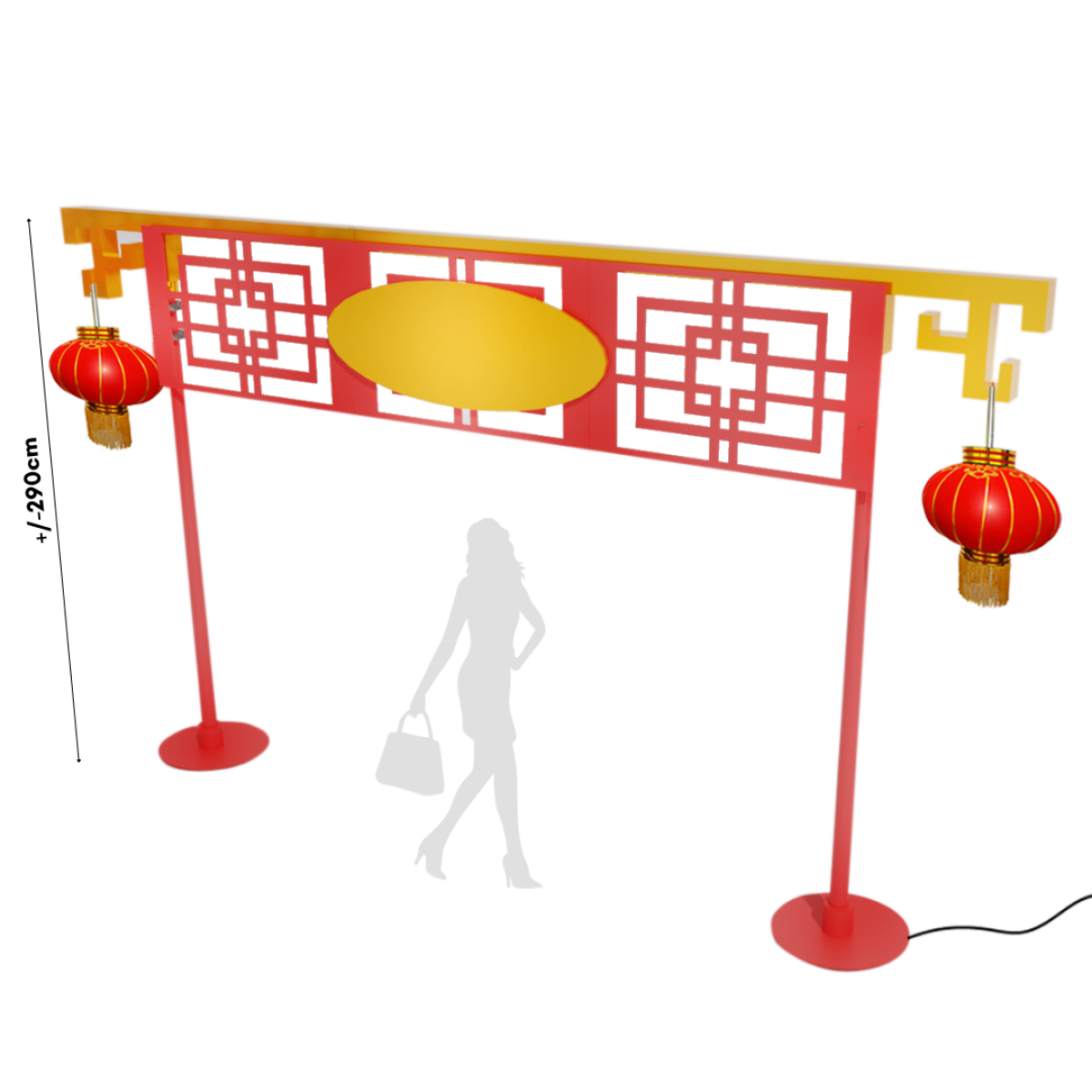 Oriental Lantern Arch - SG's Largest Entrance Arch Rental Platform