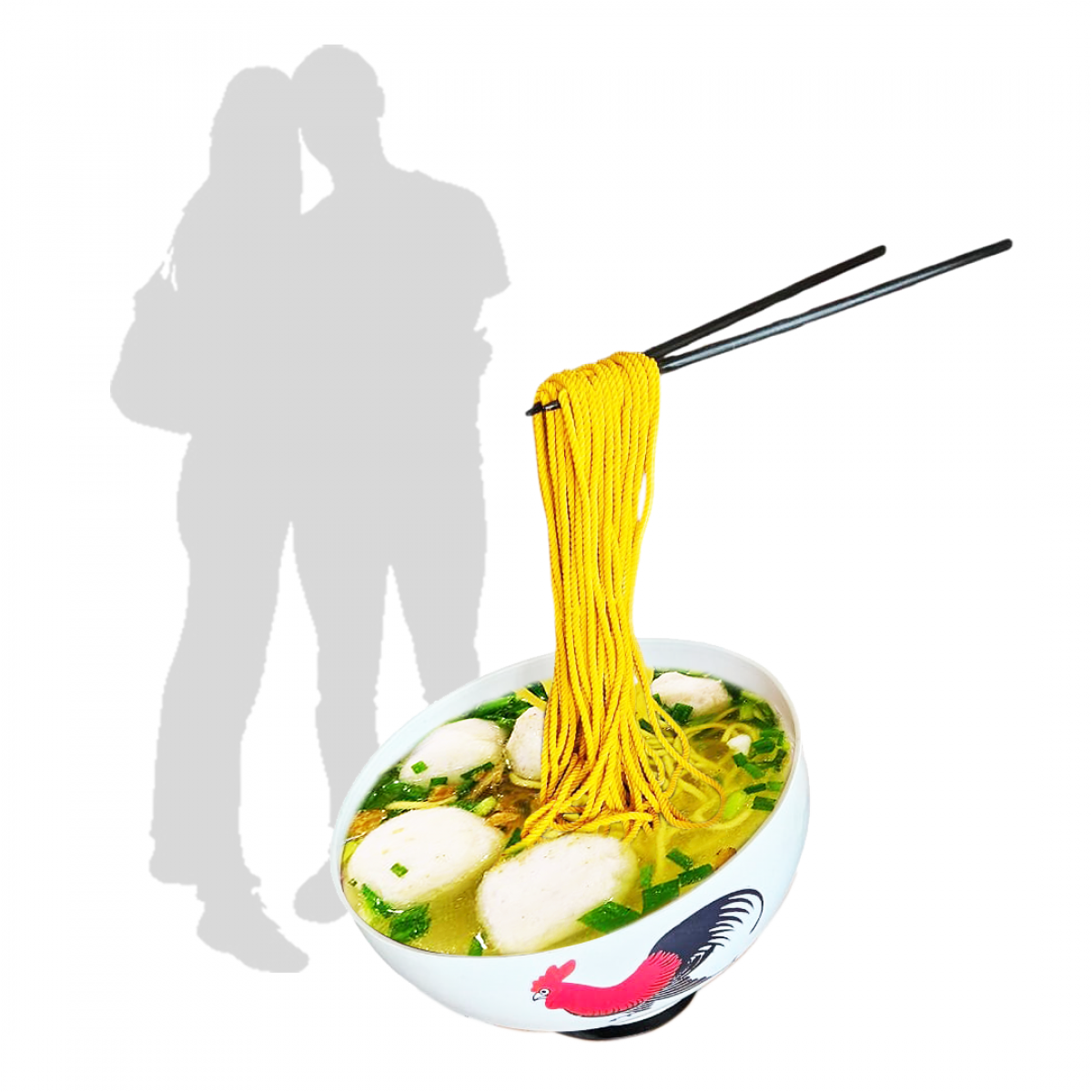 Oversize Bowl of Noodle on Chopstick - SG's Largest Artificial ...