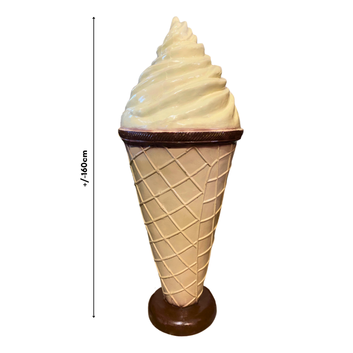 Oversized Vanilla Ice Cream - SG's Largest Ice Cream Prop and Statue Rental