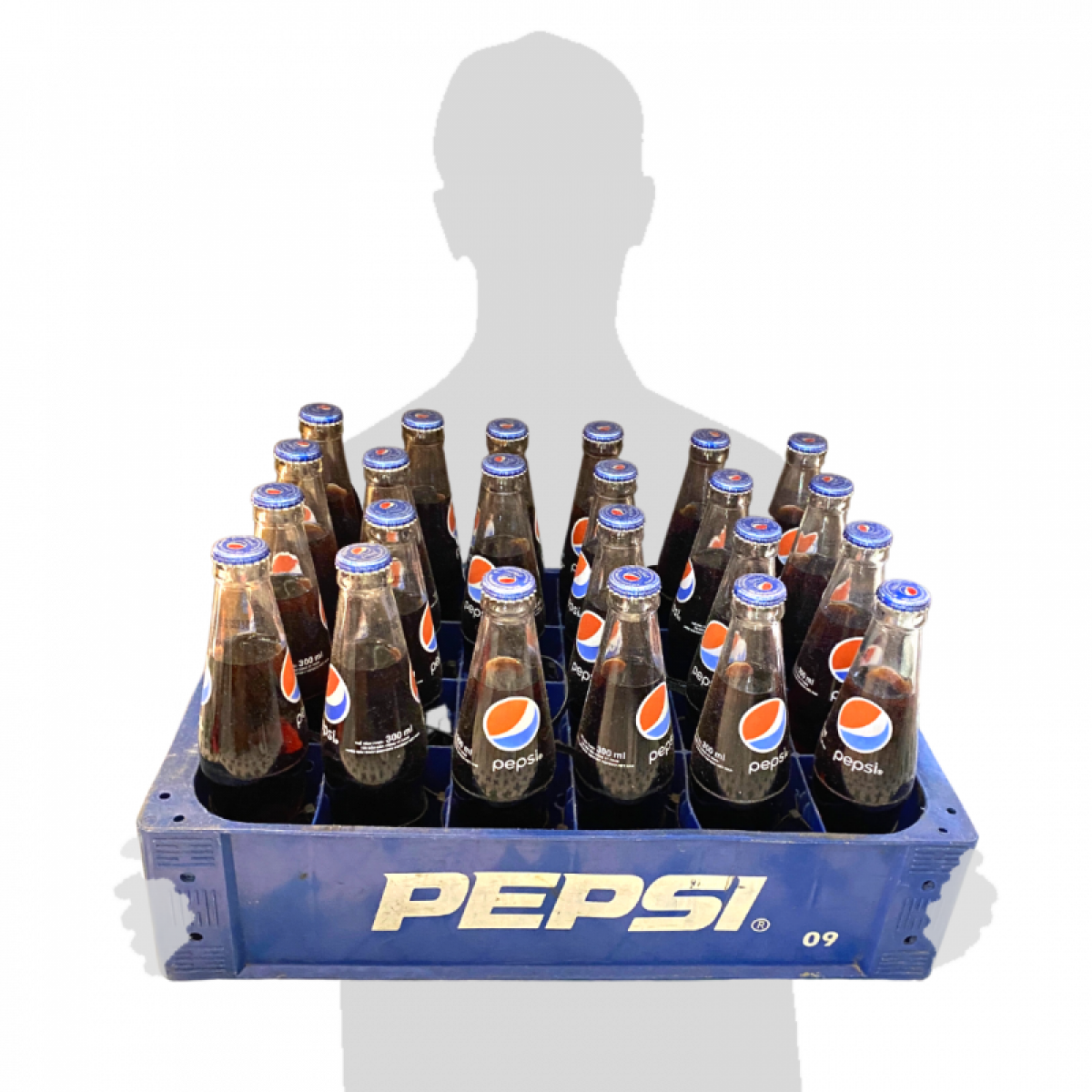 Pepsi and Coca Cola Bottles in Crate - SG's Largest Iconic Vitnage ...