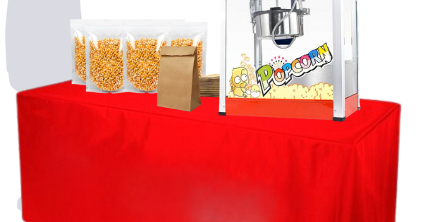Popcorn station - SG's Largest Live Food Kiosk and Food Booth Hire Platform