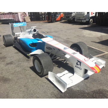 Blue F1 Racing Car Replica Model - SG Largest Formula One Props Rental