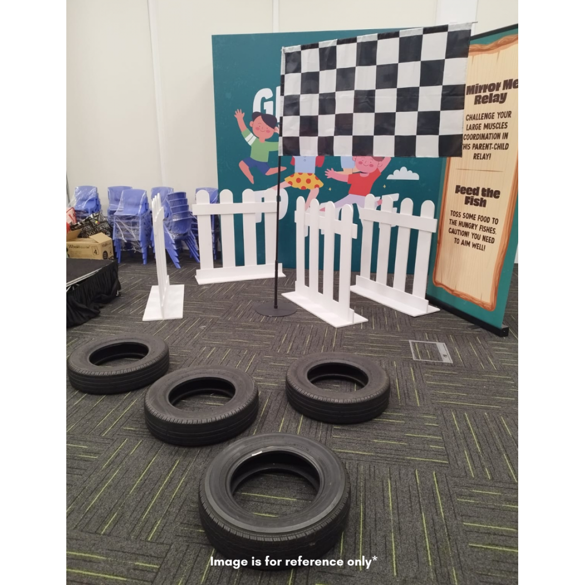 Racing Tyres - SG Largest F1 Props and Street Decor Rental Platform