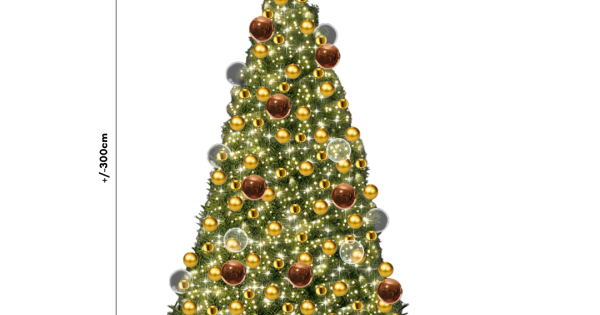 Red Gold Christmas Tree - SG's Largest Fully Decorated 3m Christmas ...