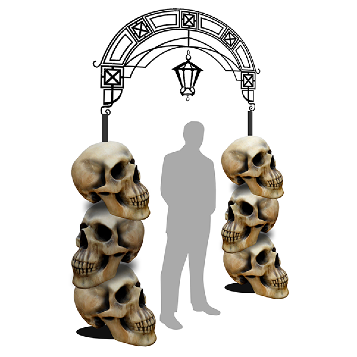 Skull Arch - SG Largest Arch Rental and Scary Halloween Decoration ...