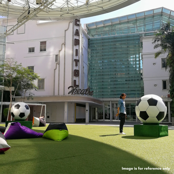 SG Largest Sports Decor Rental Platform - Giant football Display
