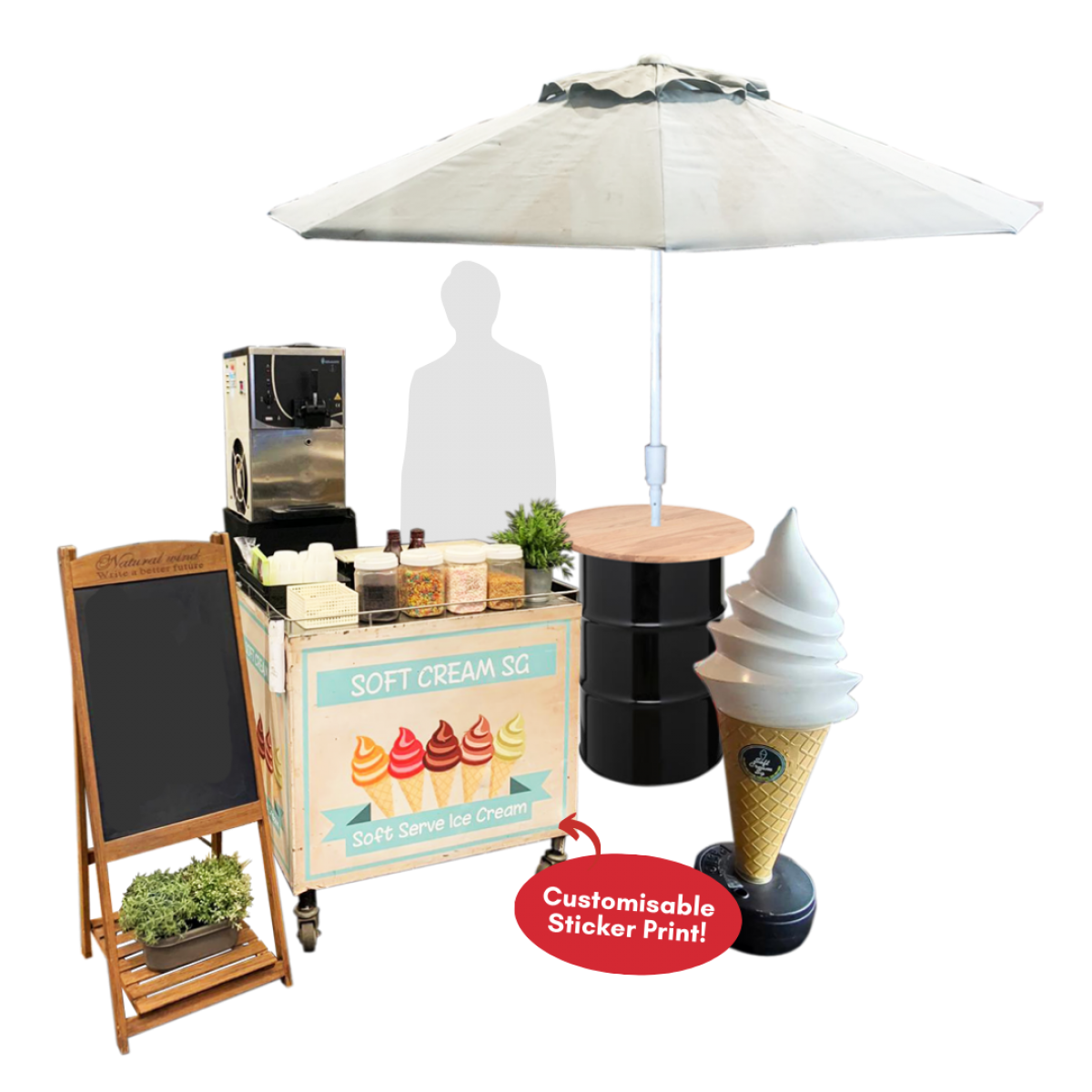 Soft Serve Ice Cream Station - SG's Largest Soft Serve Ice Cream Kiosk ...