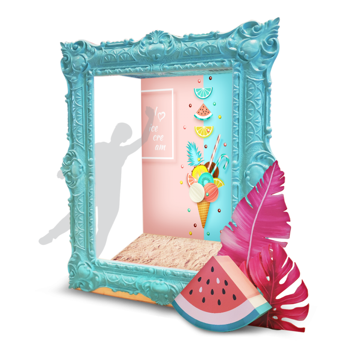 Summer Theme Pastel Photo Booth - SG's Largest Summer Theme Decor and ...