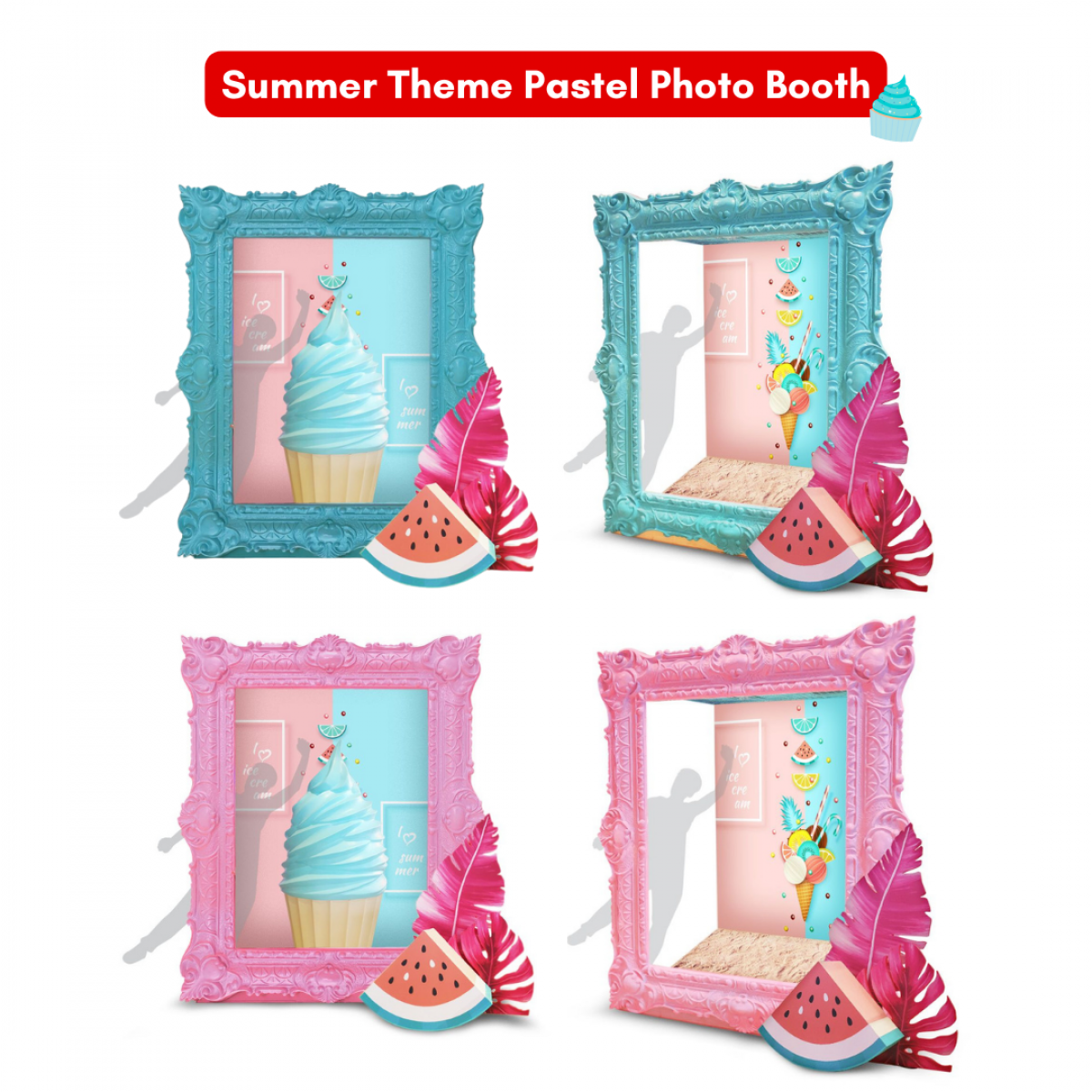 Summer Theme Pastel Photo Booth - SG's Largest Summer Theme Decor and ...