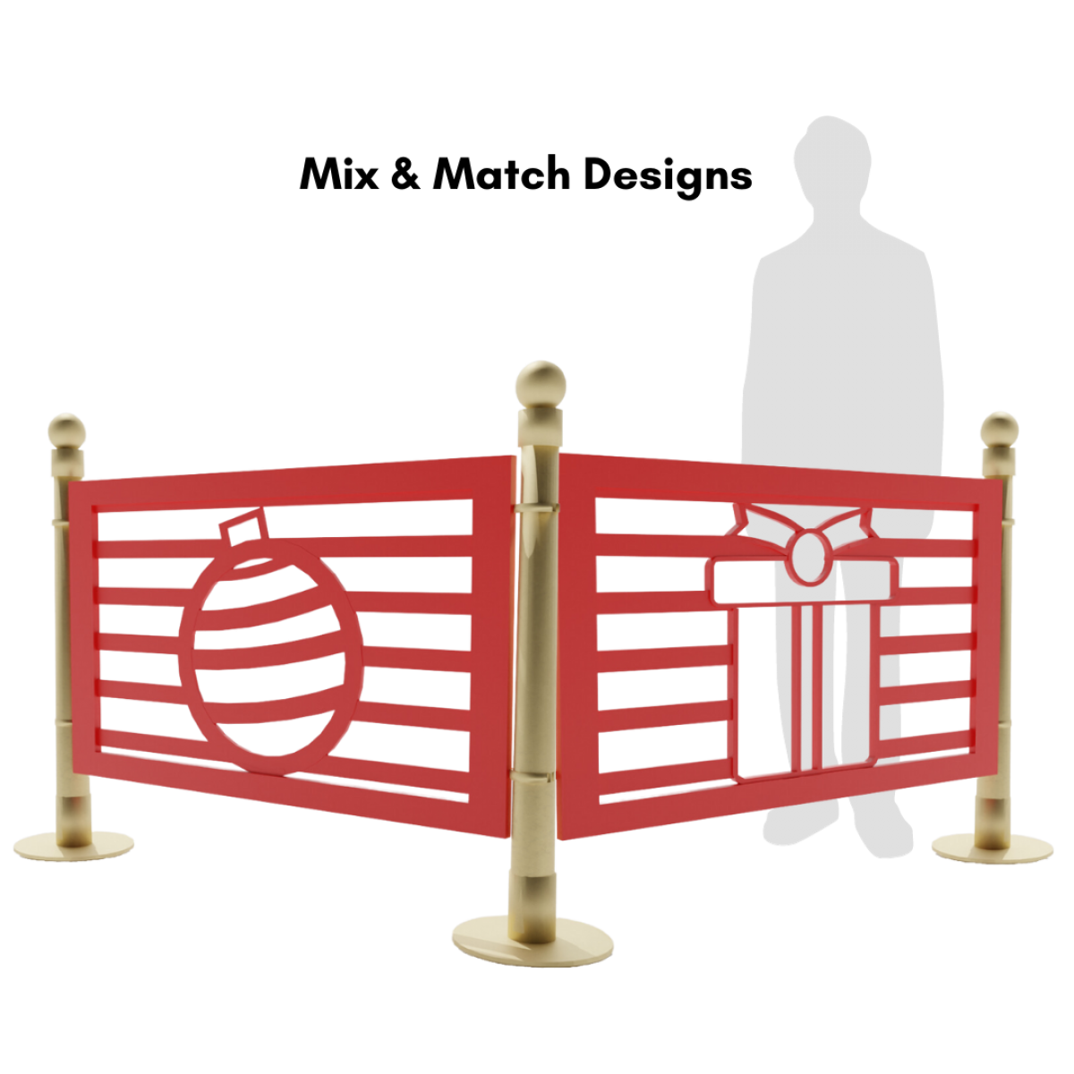 Traditional Christmas Barrier - SG's Largest Thematic Barrier and Fence ...