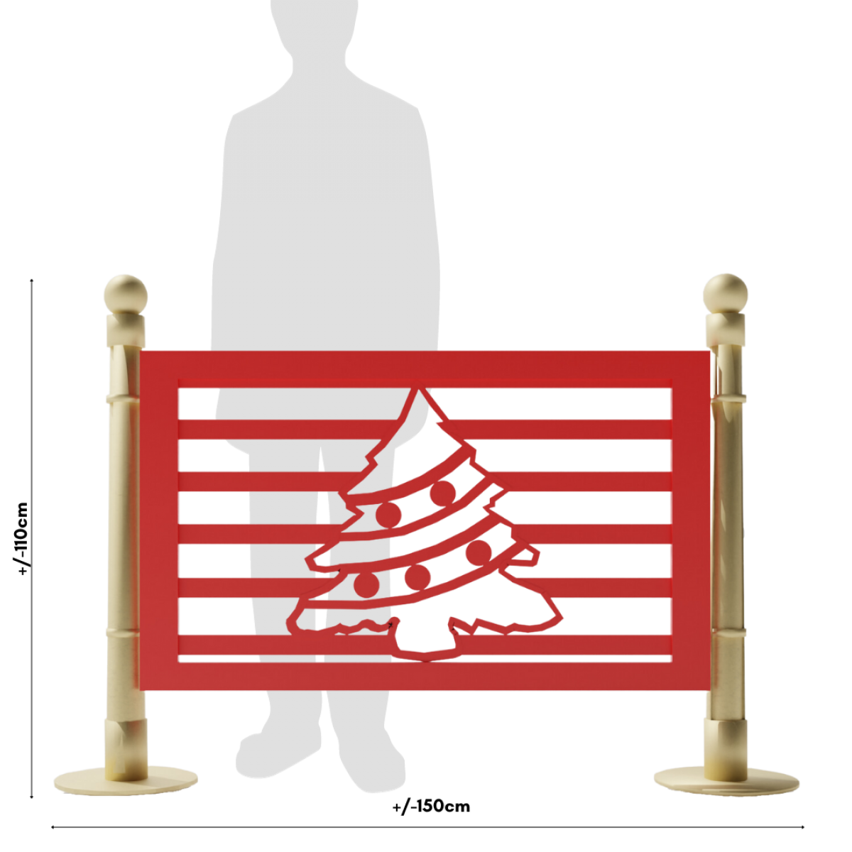 Traditional Christmas Barrier - SG's Largest Thematic Barrier and Fence ...