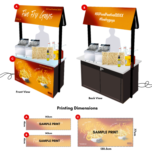 Truffle Fries Live Food Station - SG's Largest Fries and live food ...