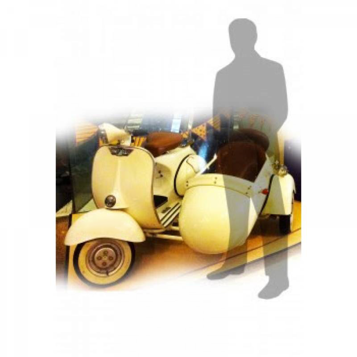 White Vespa with Sidecar - Best Vintage Bikes Rental and Hire Platform ...