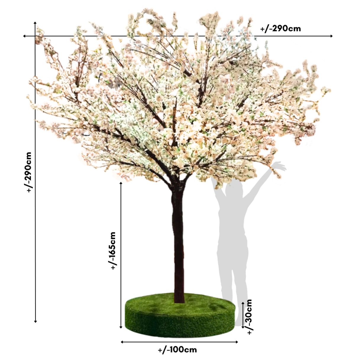 White Sakura Cherry Blossom Tree - SG's Largest Outdoor Artificial ...
